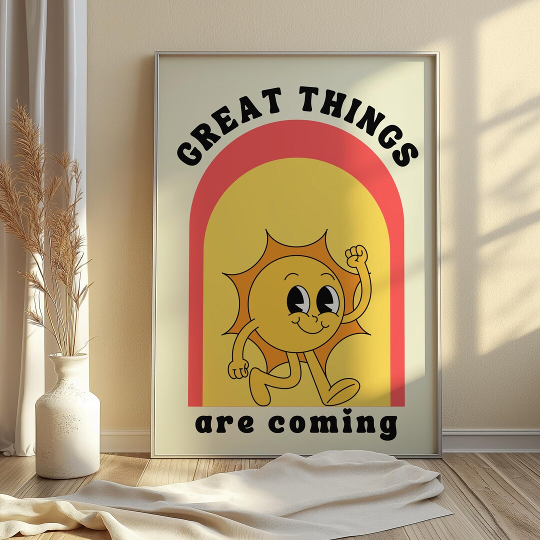 Good Things Are Coming Y2K Printable Wall Art, Digital Download 2000s ...