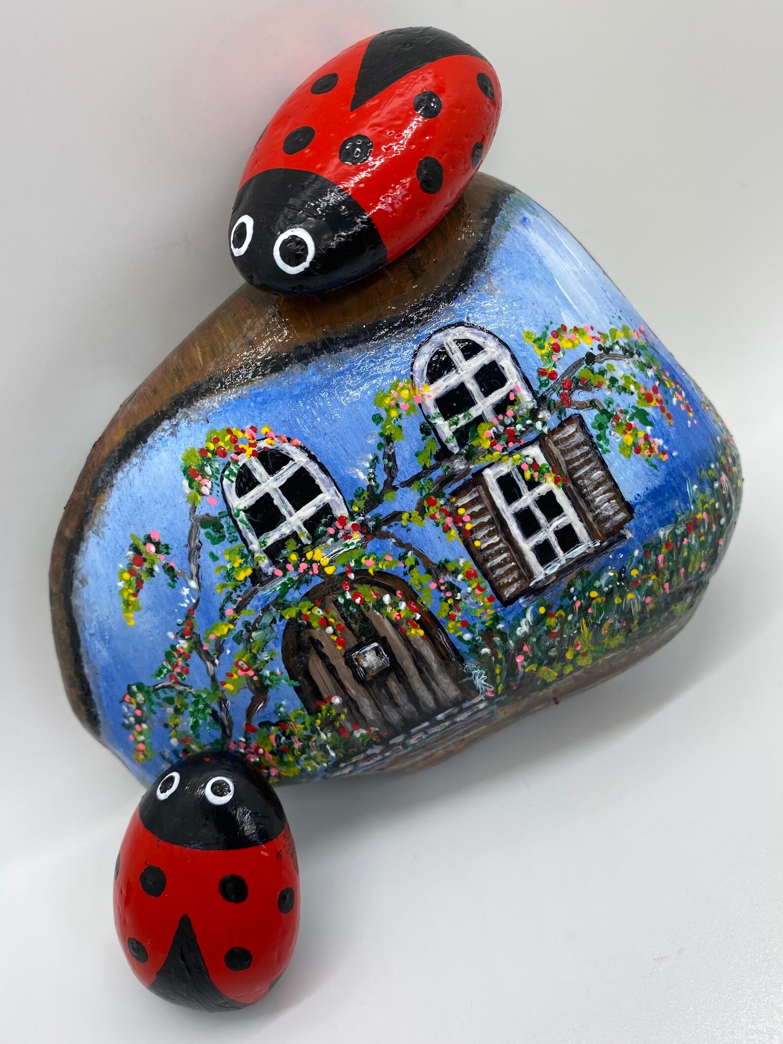 Joy Hand Painted Rock - Etsy