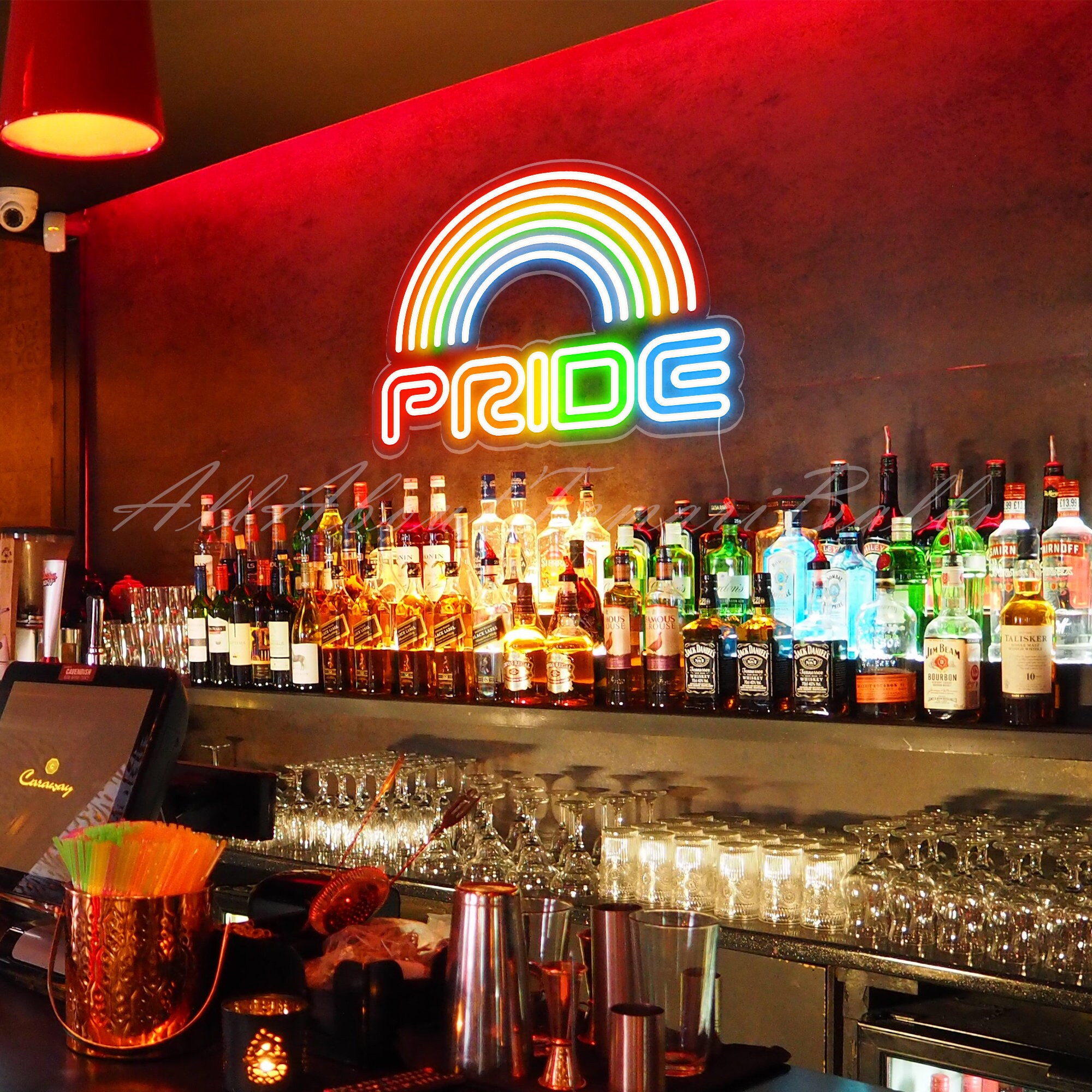 Custom Pride Neon Sign Gay Bar Neon Sign Personalized LGBT - Etsy