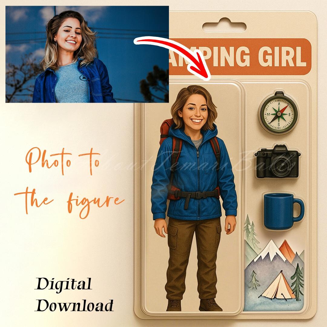 Custom Photo to the Action Figure Digital, Custom Toy Figure Art ...