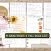 Fall Morning Menu Bundle - Homeschool Morning Menu Fall Themed ...