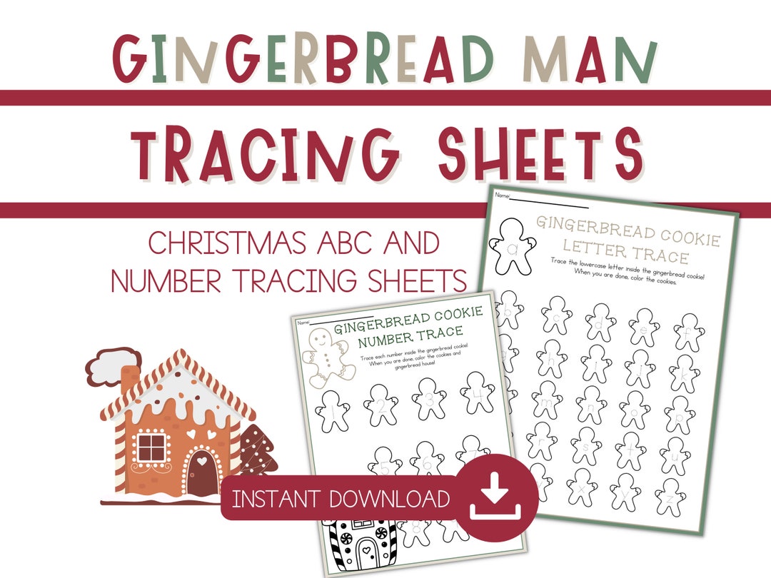 Christmas Preschool Letter Tracing Sheets Christmas Worksheets for ...