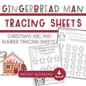 Christmas Preschool Letter Tracing Sheets - Christmas Worksheets for Kindergarten - Christmas ...