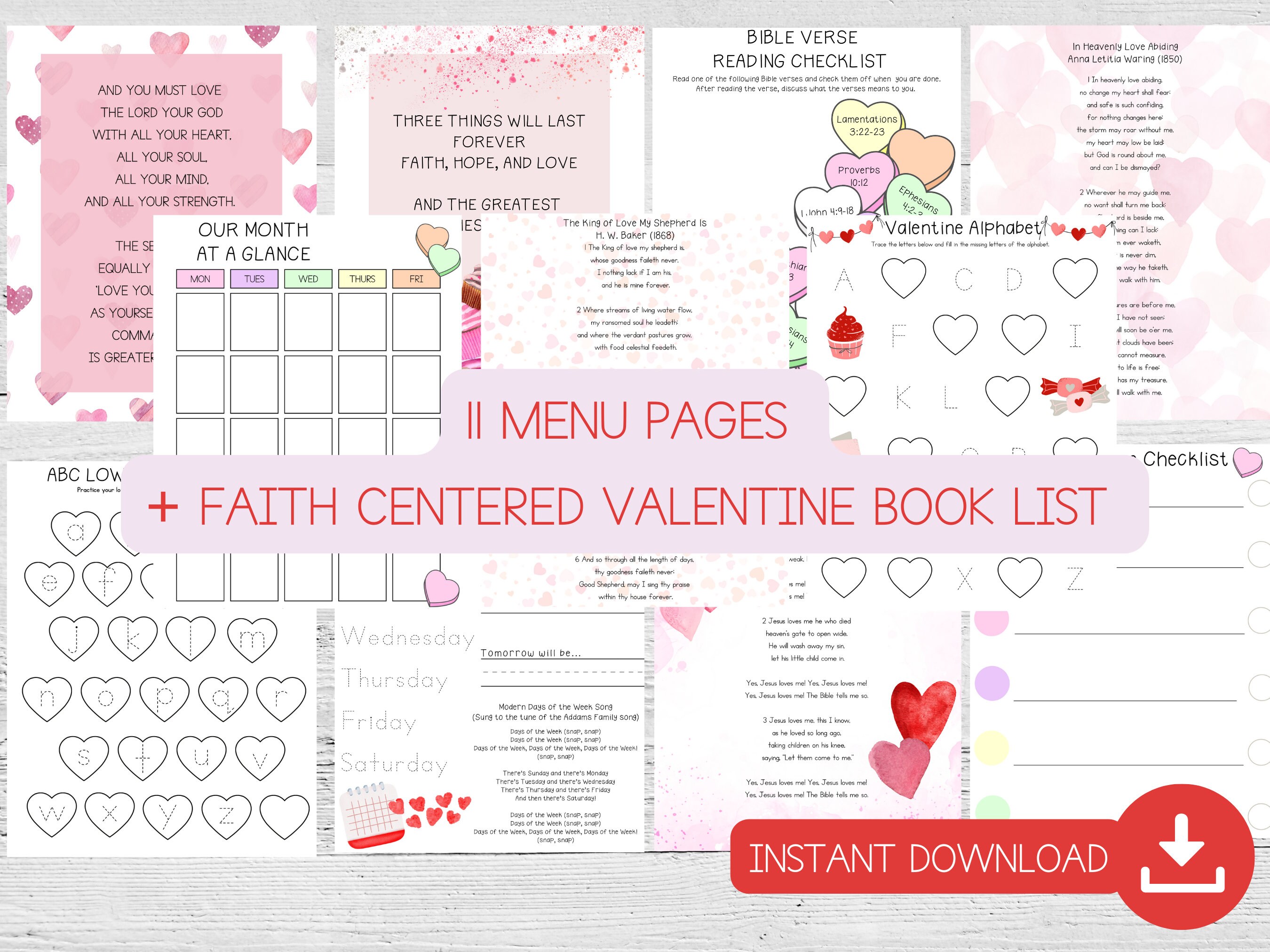 Valentine Morning Menu - Morning Menu for Valentine's Day - Morning ...
