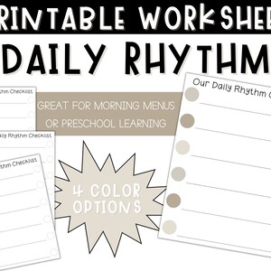 Daily Rhythm Checklist for Homeschool Morning Time - Homeschool Routine ...
