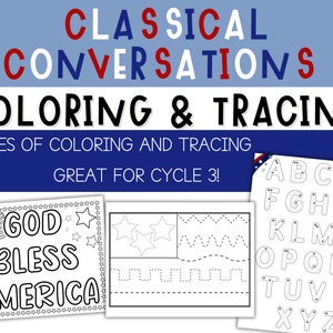 Classical Conversations Cycle 3 Scribblers Tracing Sheets - Cycle 3 CC ...