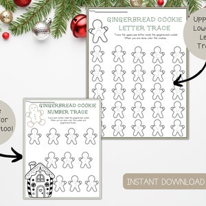 Christmas Preschool Letter Tracing Sheets - Christmas Worksheets for ...