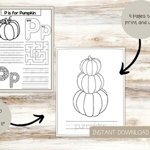 Pumpkin Themed Tracing Worksheet | Pumpkin Number Tracing | Pumpkin ...