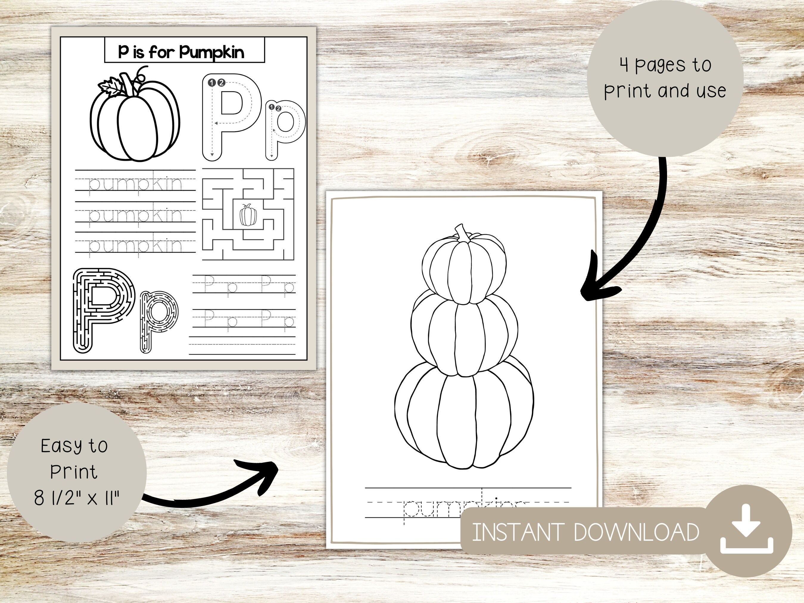 Pumpkin Themed Tracing Worksheet | Pumpkin Number Tracing | Pumpkin ...