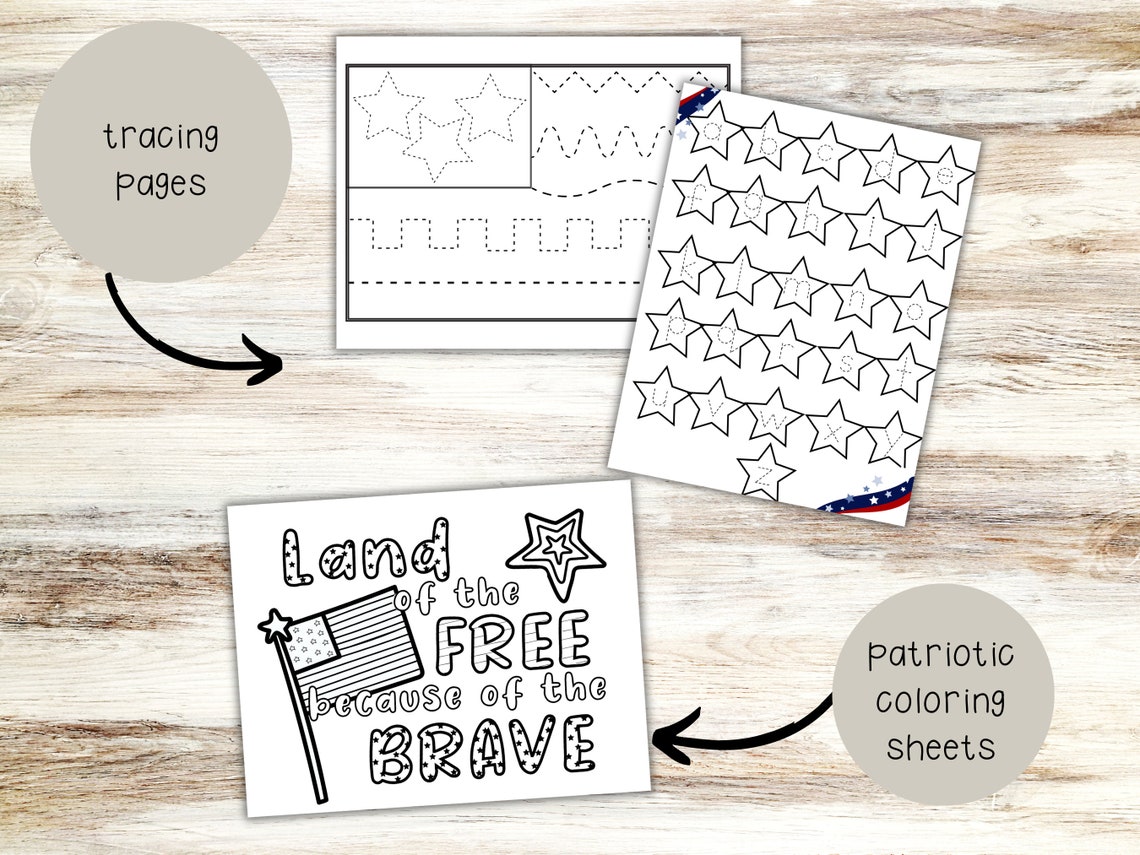 Patriotic Coloring Sheets - Classical Conversations Cycle 3 Tracing ...
