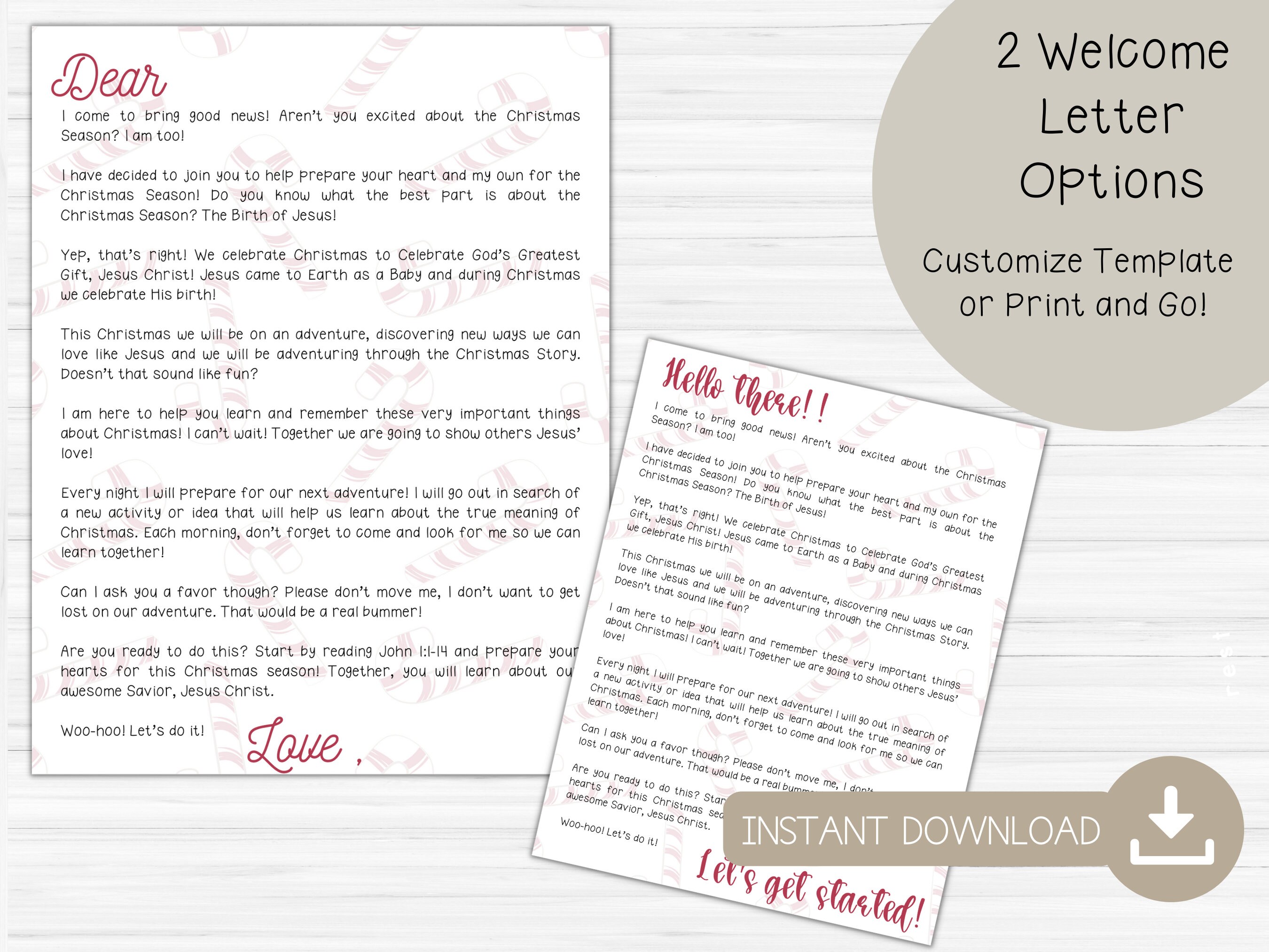 Christian Christmas Elf Printable Pack - Bible Verse Christmas Cards ...