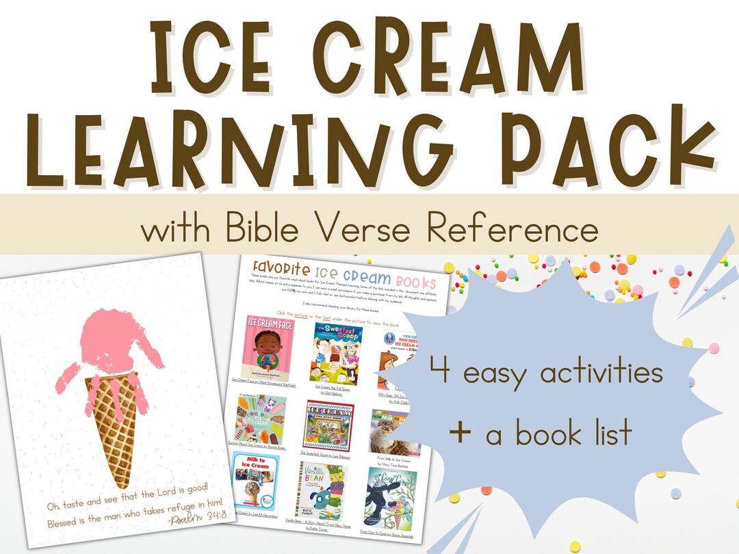 Ice Cream Learning - Ice Cream Unit Study - Ice Cream Morning Basket ...