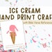 Ice Cream Handprint Craft - Ice Cream Bible Verse Summer Craft - Etsy