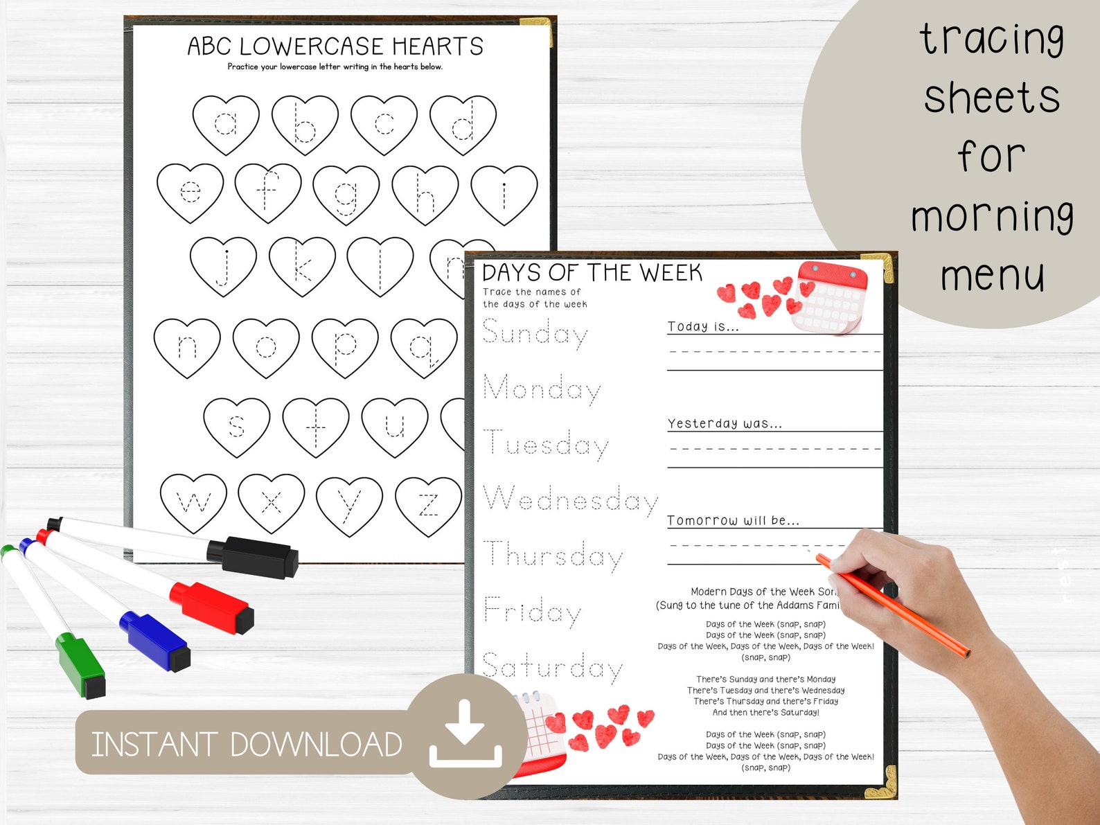 Valentine Morning Menu - Morning Menu for Valentine's Day - Morning ...