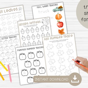 Fall Morning Menu Bundle - Homeschool Morning Menu Fall Themed ...
