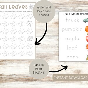 Fall Morning Menu Bundle - Homeschool Morning Menu Fall Themed ...