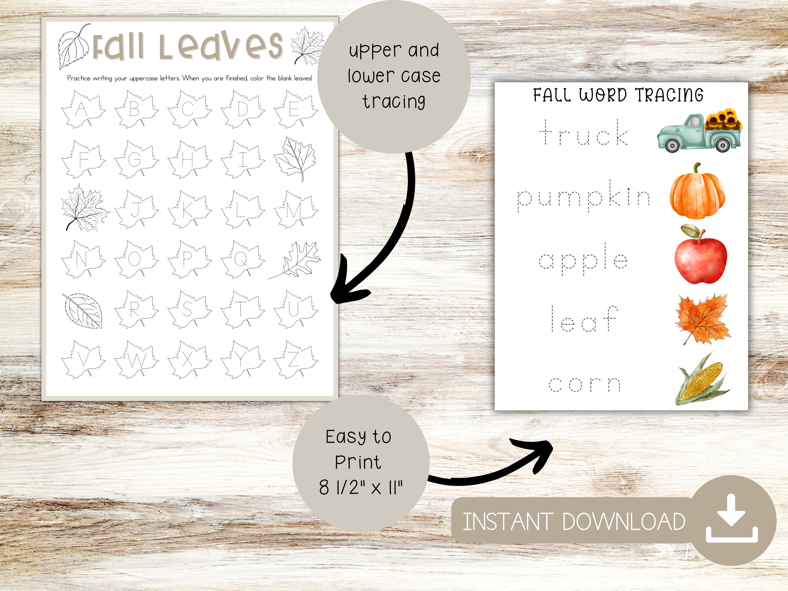 Fall Morning Menu Bundle - Homeschool Morning Menu Fall Themed ...