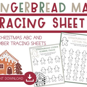 Christmas Preschool Letter Tracing Sheets Christmas Worksheets for ...