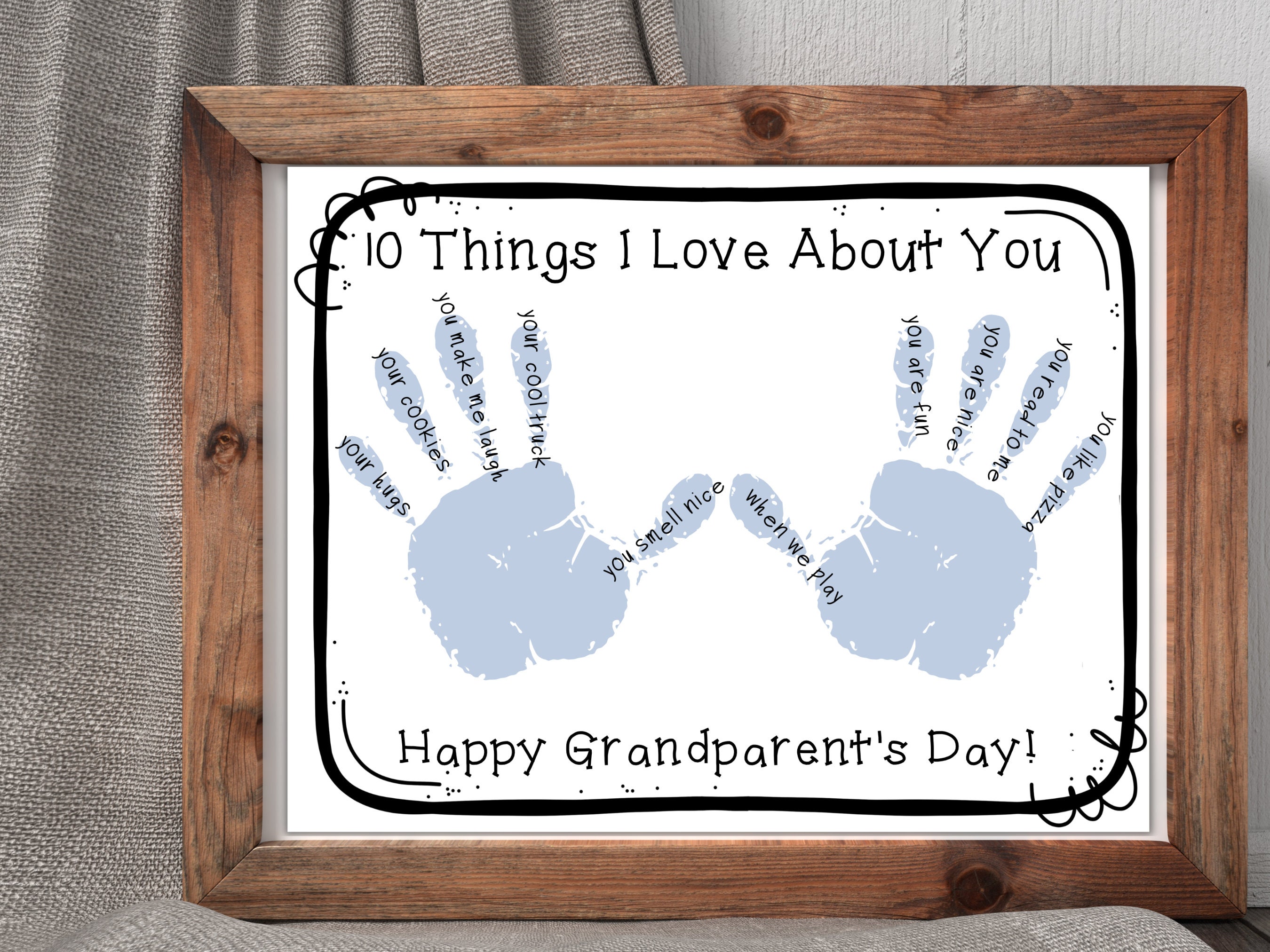 Grandparent's Day Craft - Easy Grandparent's Day Card - Grandparent's ...