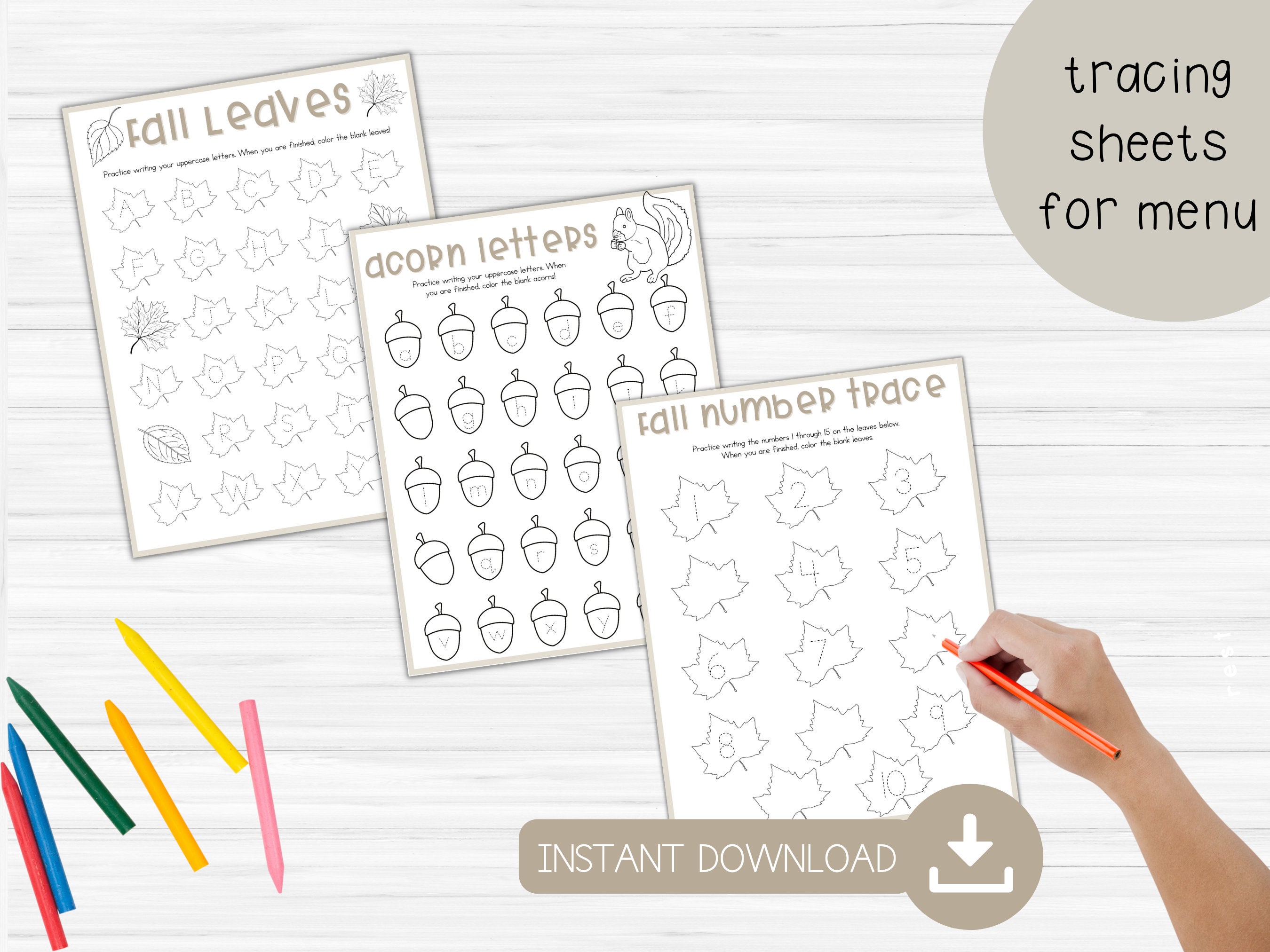 Fall Morning Menu Bundle Homeschool Morning Menu Fall Themed - Etsy