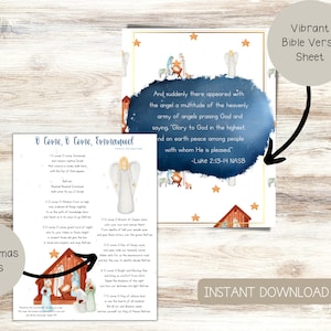 Christmas Morning Menu Nativity Morning Menu Morning Menu for Christmas ...