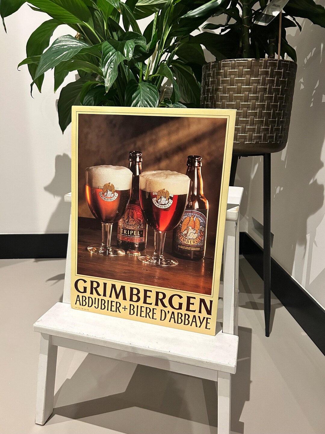 Vintage RARE 1988 Belgium Grimbergen Abbey Beer - Carton Bar Sign #2 - Etsy
