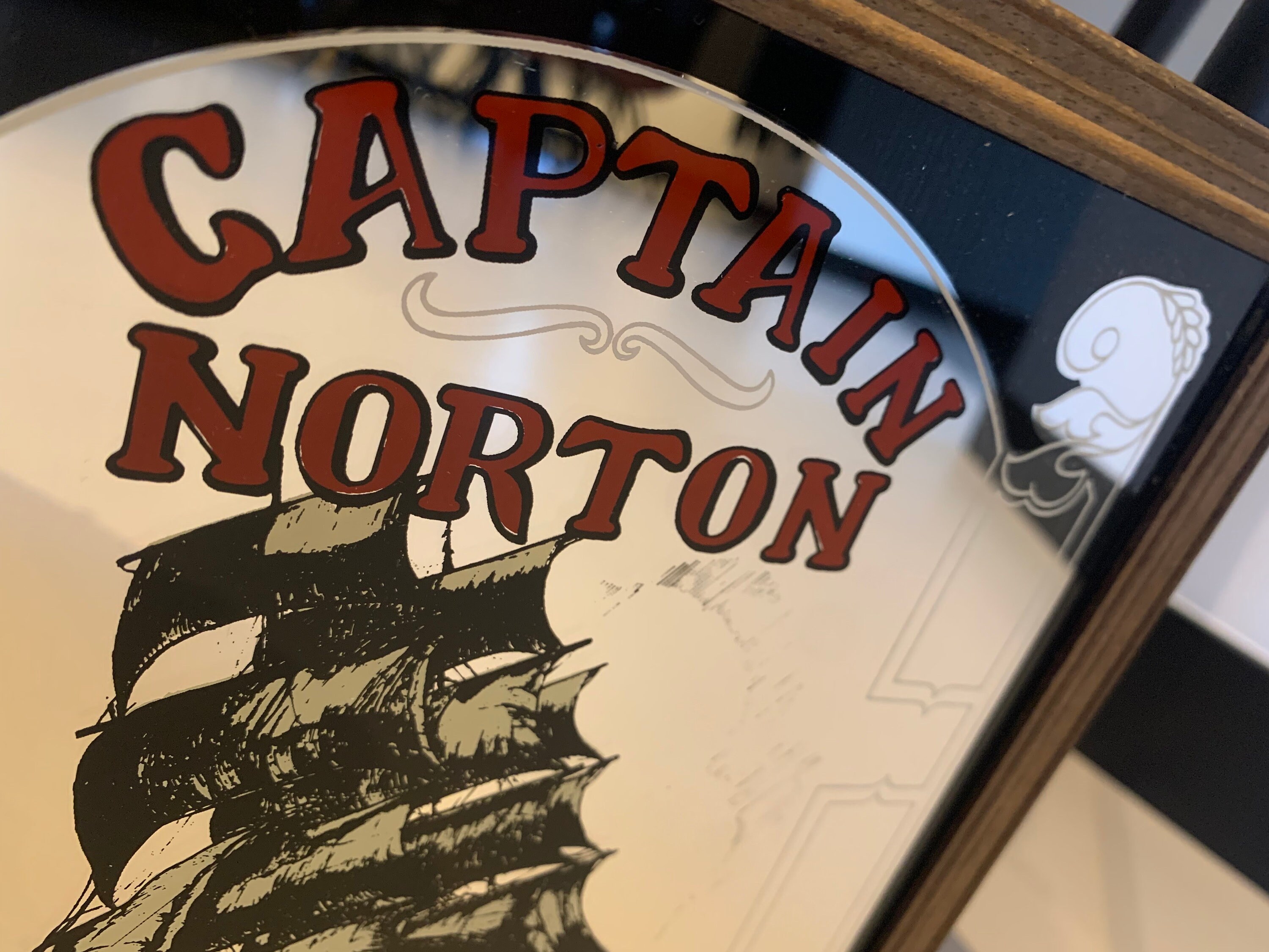 Vintage Rare 1960 Captain Norton Caribbean Finest Rum Mirror - Etsy
