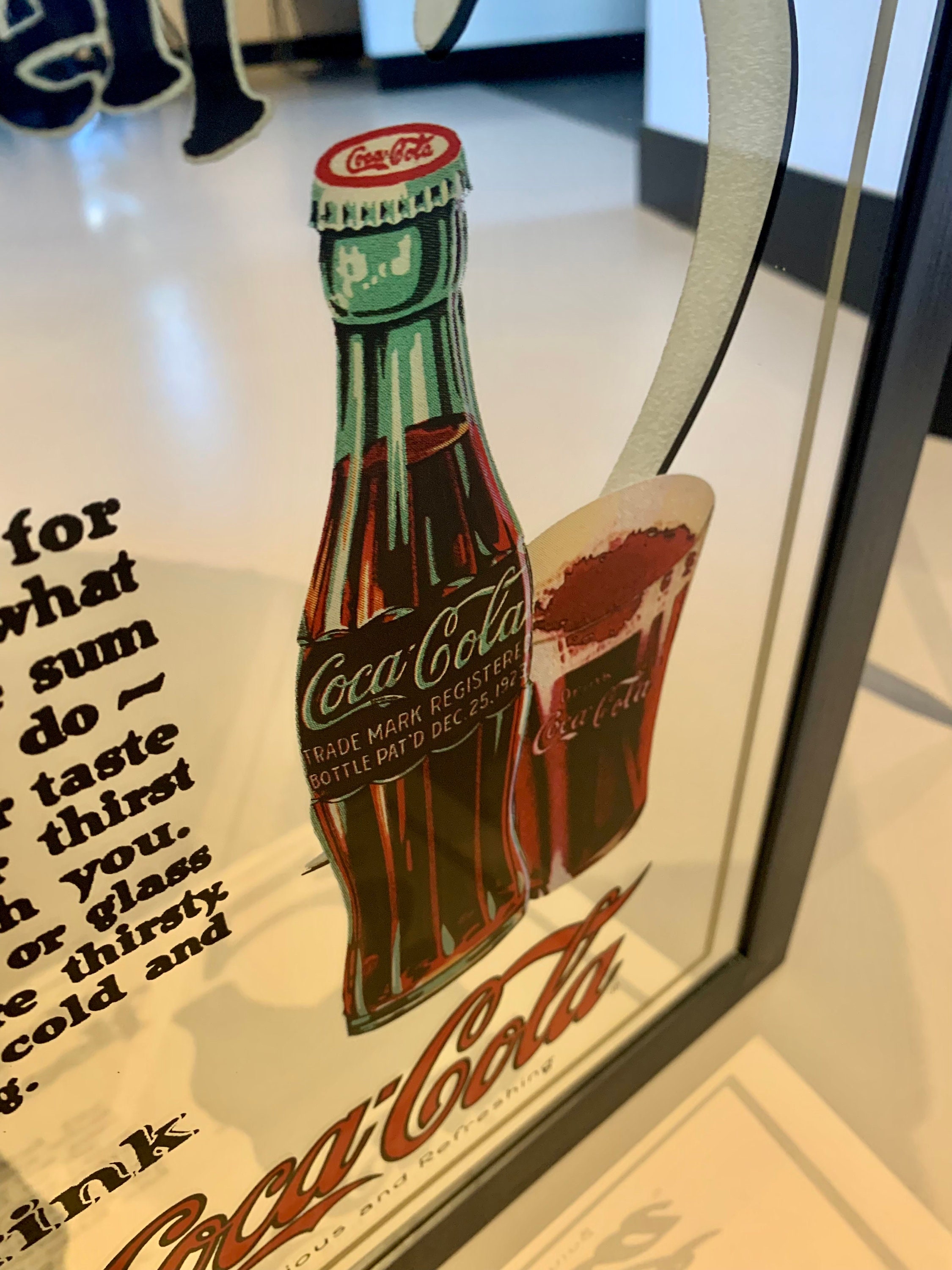Coca Cola 'refresh Yourself' Mirror 15 - Etsy