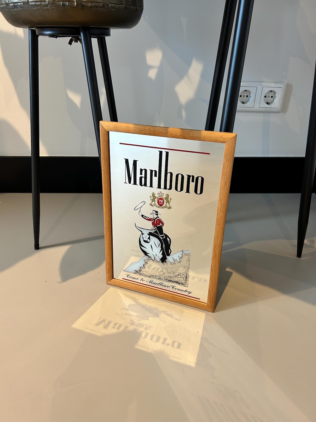 Vintage 1990 Marlboro Cigarettes Mirror #1 - Etsy