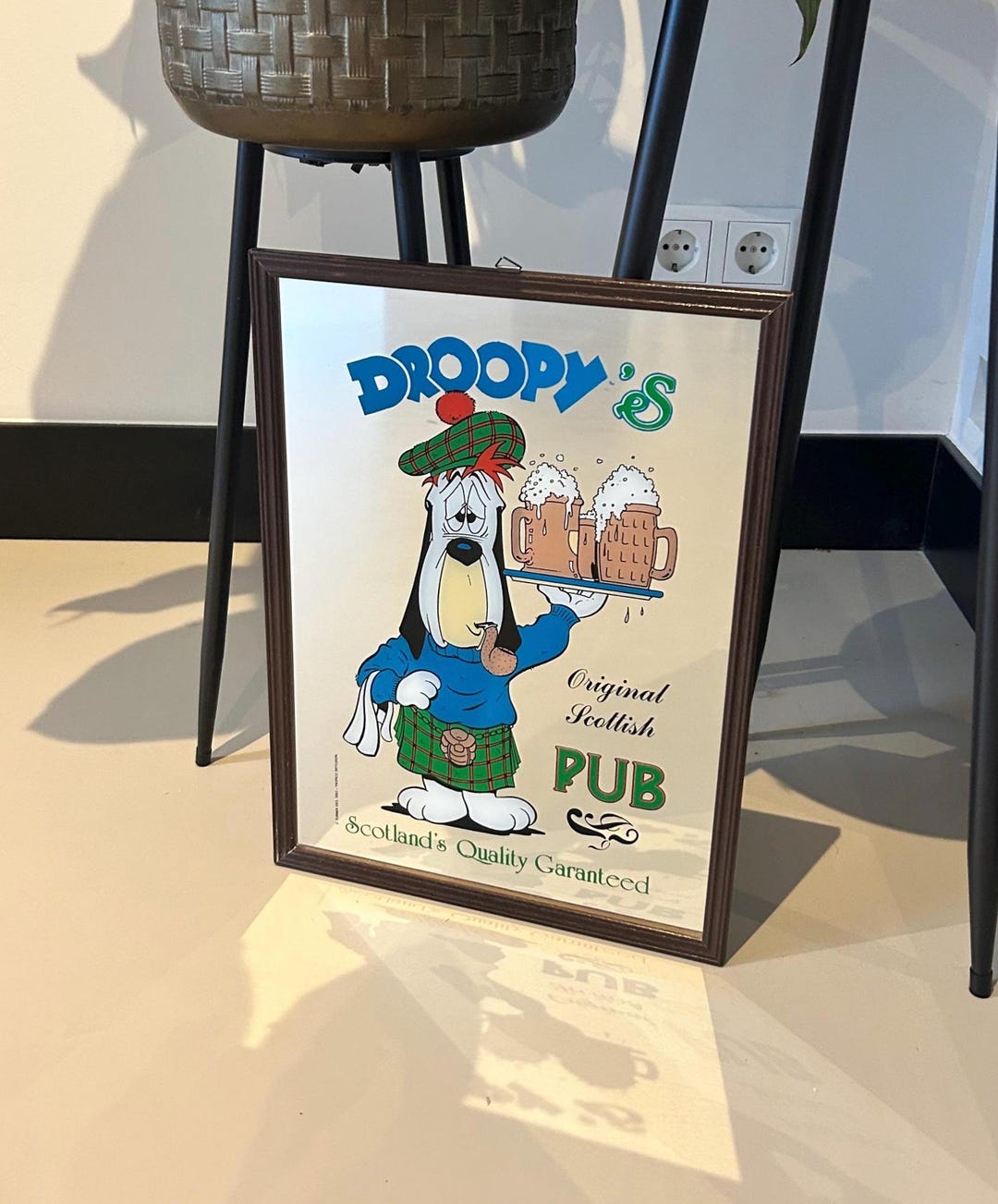 Vintage 1992 Original Snoopy's Droopy Collector Mirror #1 - Etsy