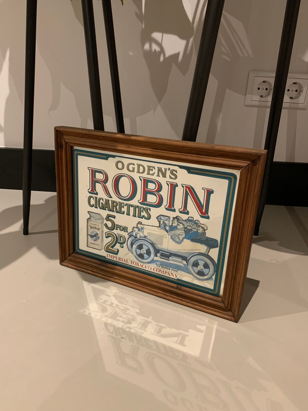Vintage Ultimate Rare 1960 Odgens Robin Cigarettes Mirror - Etsy