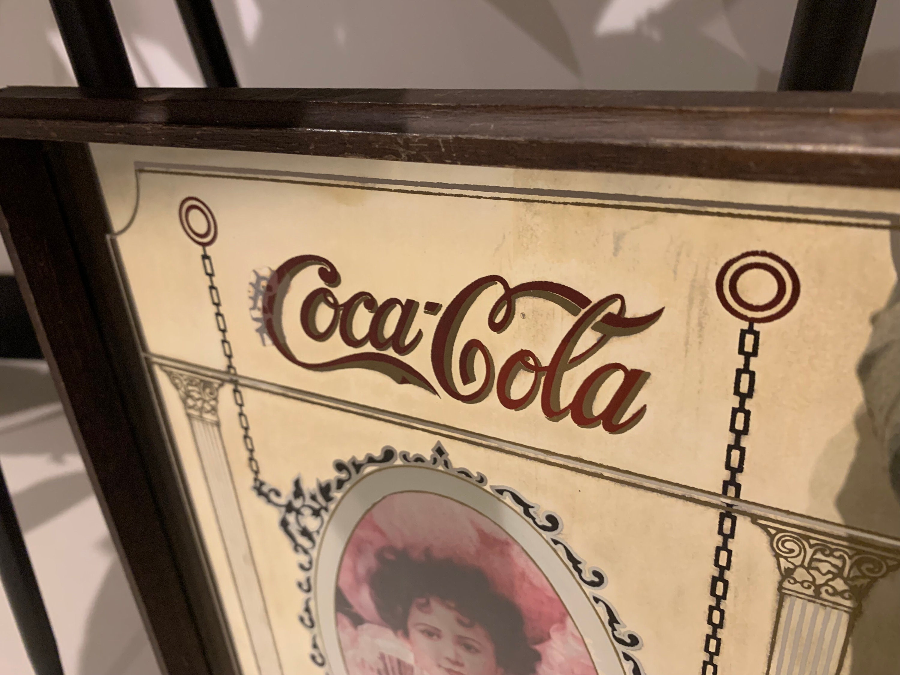 Vintage 1960s Coca Cola Hilda Clark Mirror 7 - Etsy
