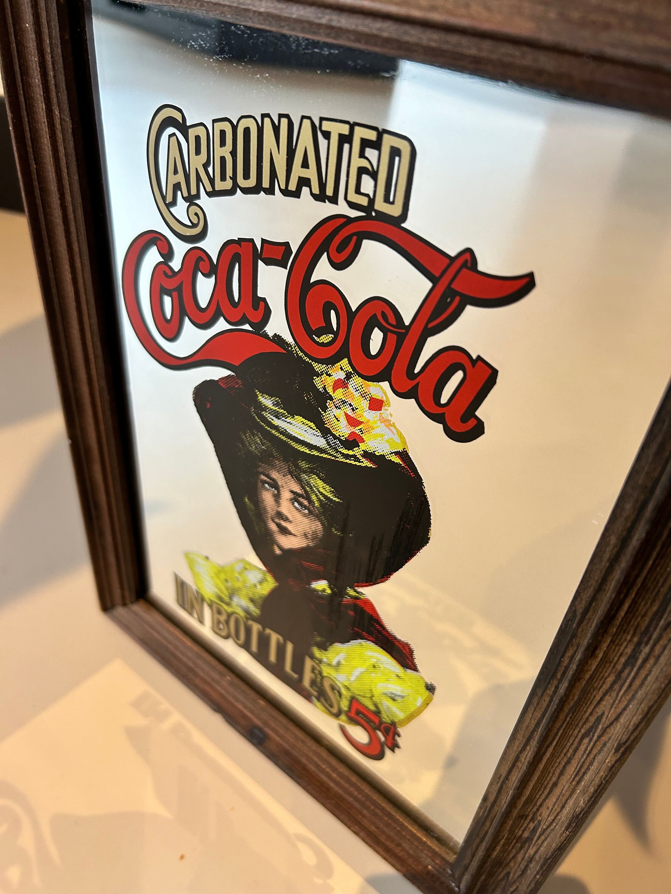 Vintage 1960s Coca Cola California Carbonated Mirror - Etsy