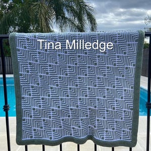 Dazzle Mosaic Crochet Blanket Pattern - Etsy