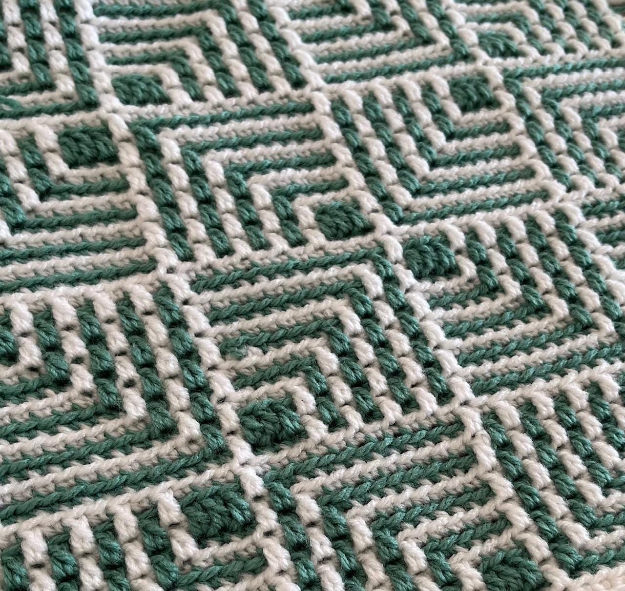 Dazzle Mosaic Crochet Blanket Pattern - Etsy