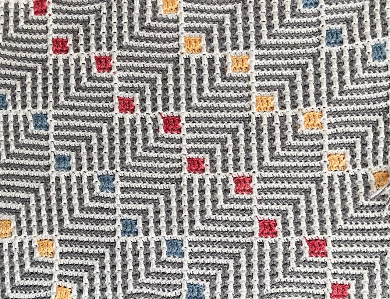 Dazzle Mosaic Crochet Blanket Pattern - Etsy