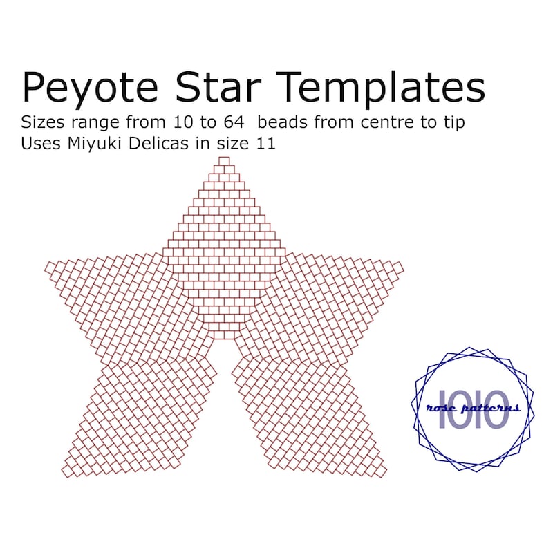 Star Peyote Pattern - Etsy