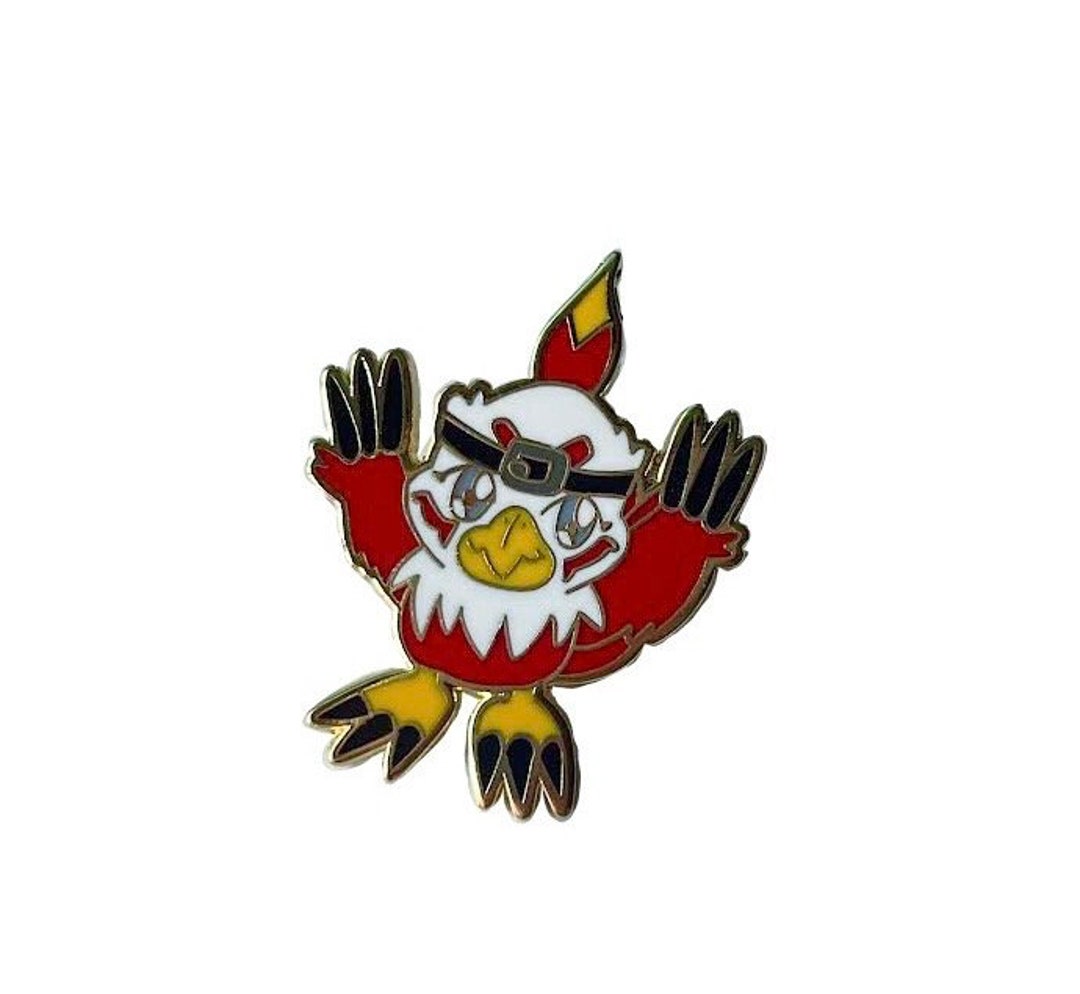 Hawkmon Pin - Digimon Cute Nostalgia 90's Silly Lapel Enamel Pin ...