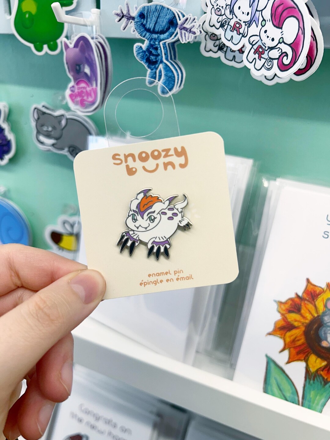 Gomamon Pin - Digimon Cute Nostalgia 90's Silly Lapel Enamel Pin ...