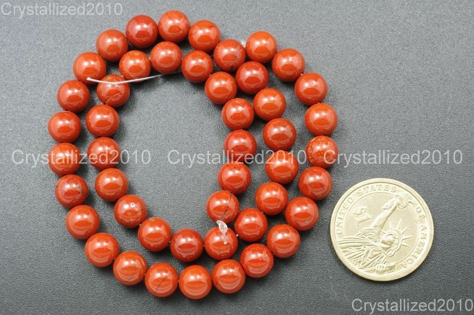 Natural Red Jasper Gemstone Round Ball Loose Spacer Beads 2mm 3mm 4mm ...