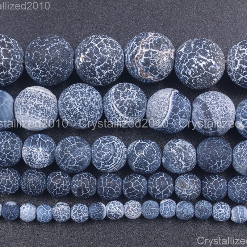 Crackle Beads 16 Mm - Etsy