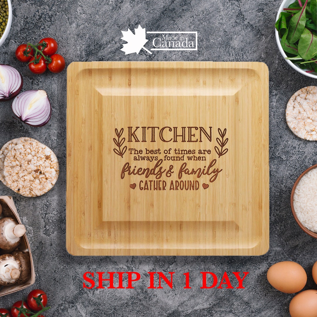 Premium Cheese Board, Custom Engraved Cutting Board, Engraved Meat ...