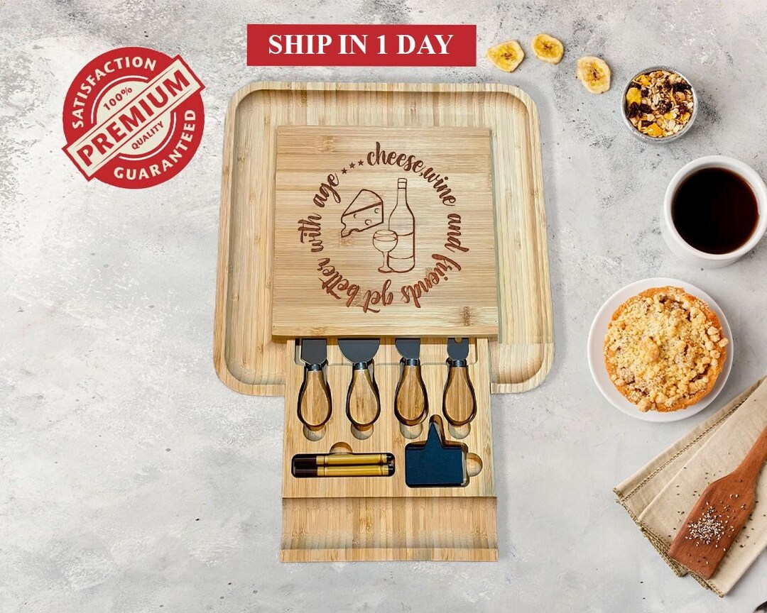 Dissimilar Cheese Board, Perfect Monogram Cheese Board, Wooden Serving ...