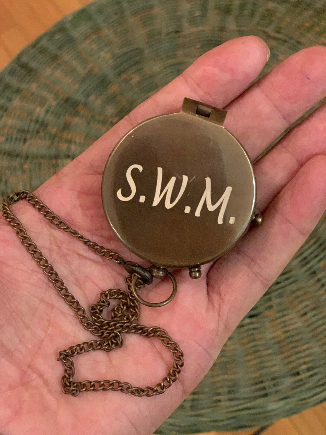 Vintage Look Personalized Brass Compass, Anniversary Gifts for Men ...