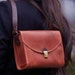 Brown Leather Crossbody Bag, Cross Body Bag, Crossbody Bags, Small ...
