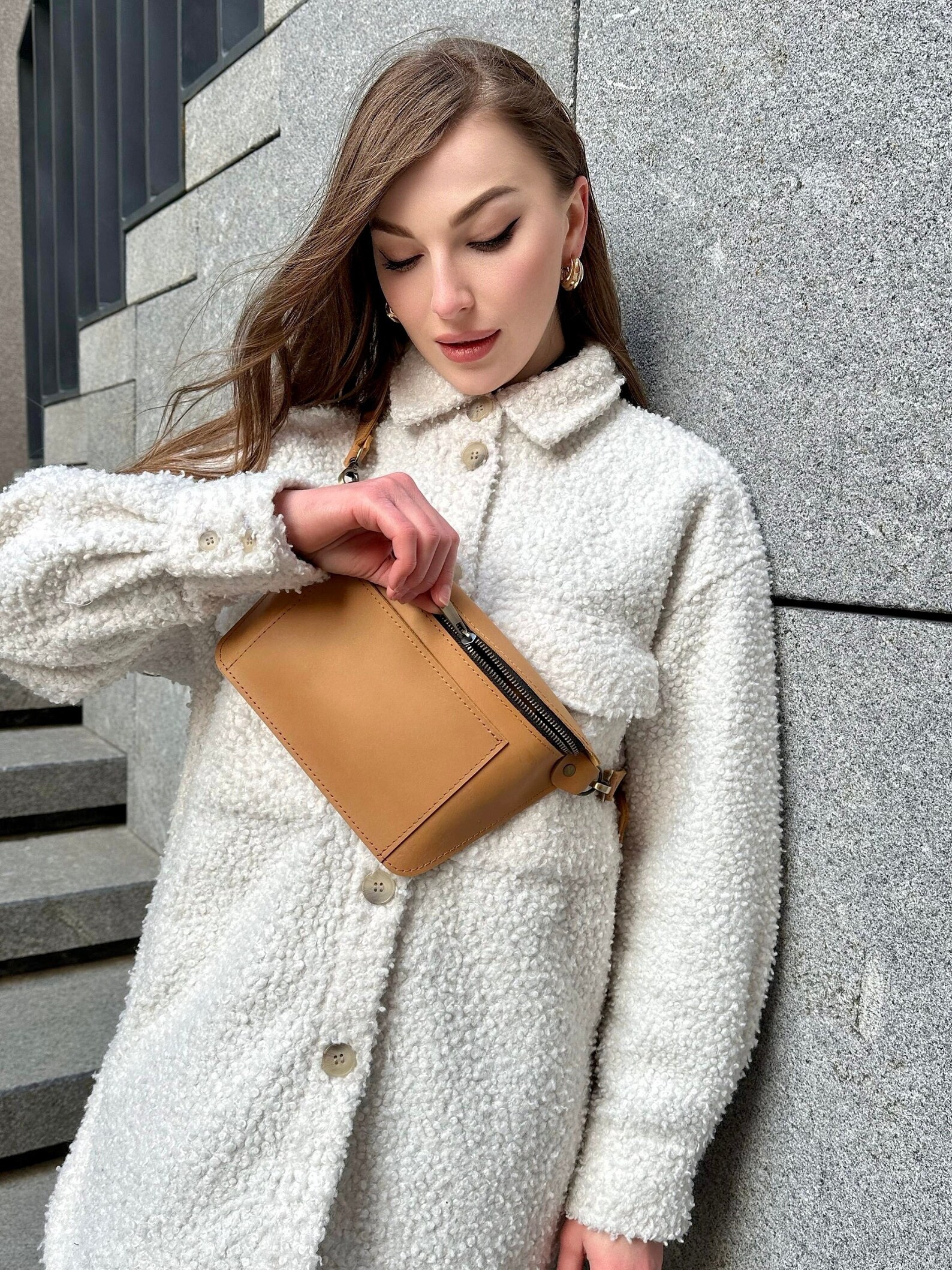 Handmade Custom Leather Fanny Pack Belt Bag With Wallet for Women - Etsy