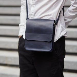 Small Messenger Bag, Crossbody Bag Men, Mens Shoulder Bag, Mens ...