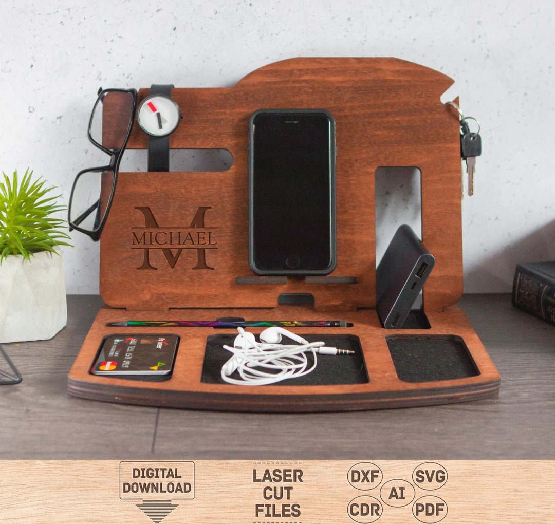 Docking Station Laser Cut File,docking Station Svg File,docking Station ...