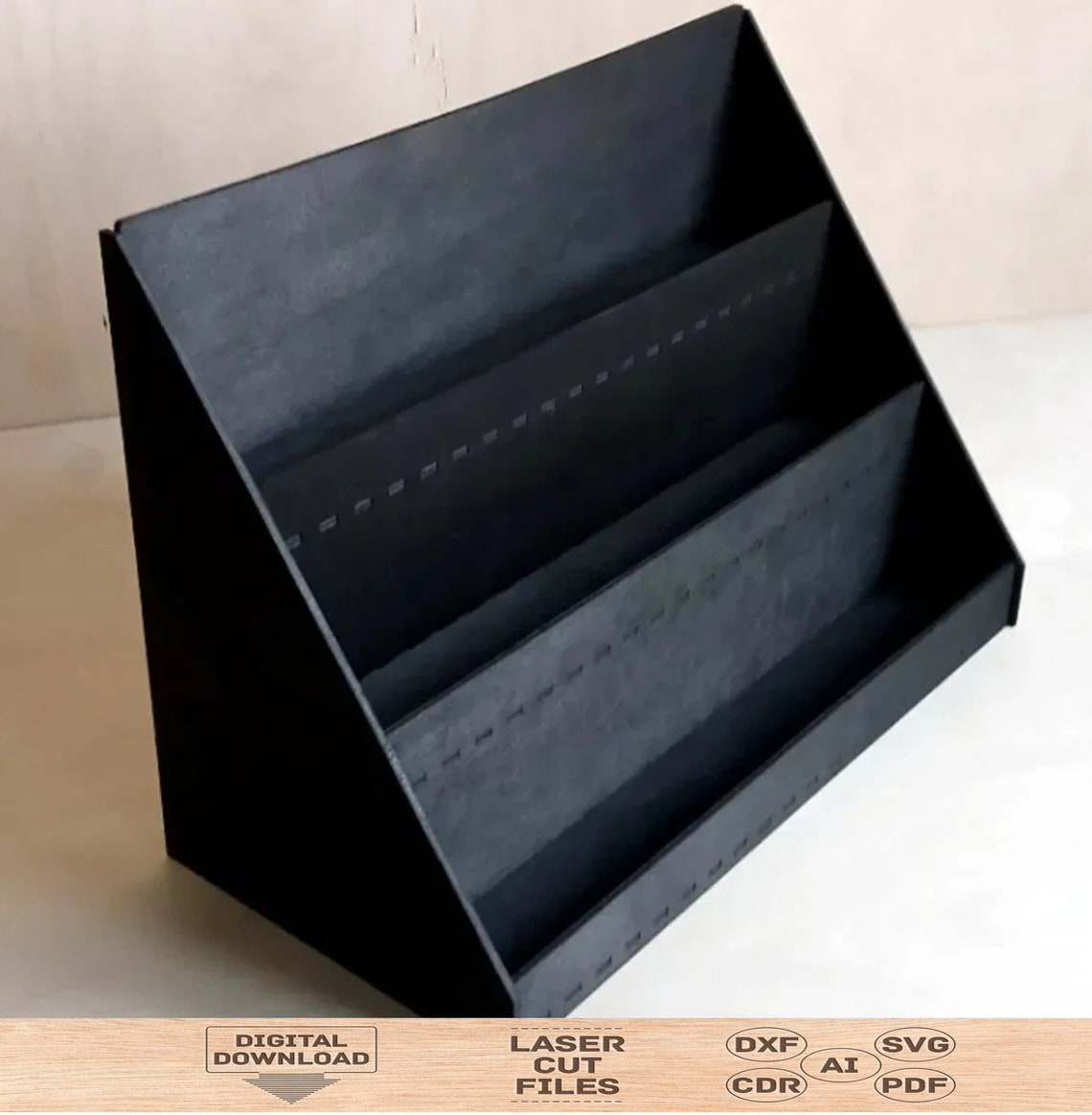 Wood Display Rack Svg Laser File Trade Shelf Svg Laser Cut - Etsy