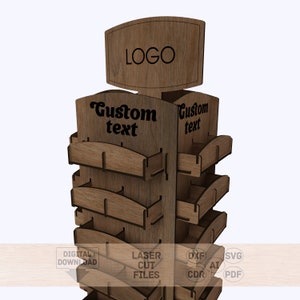 Sticker Display Laser Cut, Sticker Display Svg, Sticker Display Pattern ...